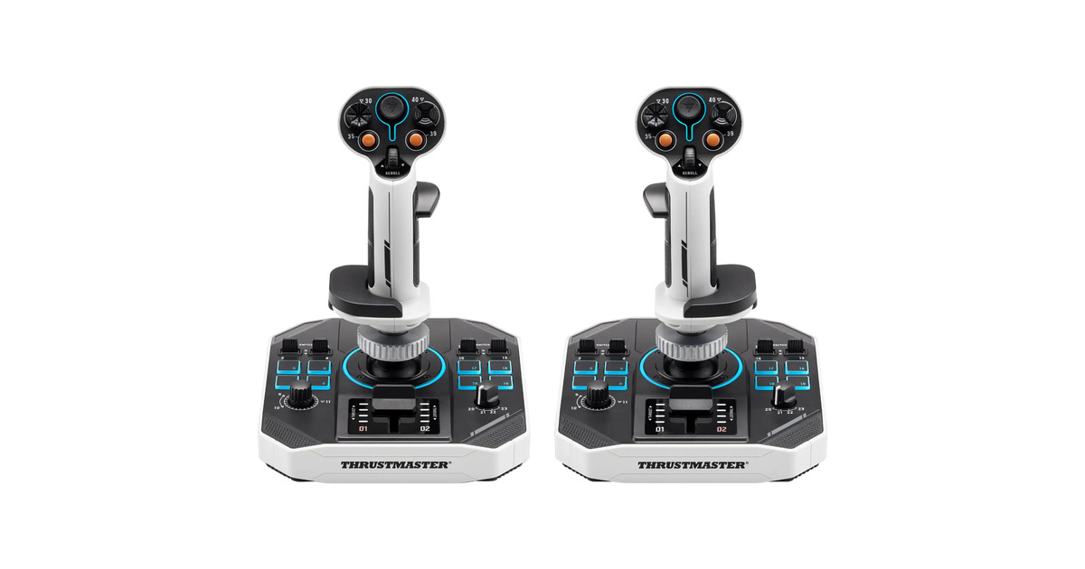 Thrustmaster Sol-R 2 HOSAS Space Sim Duo joystick Zwart/wit