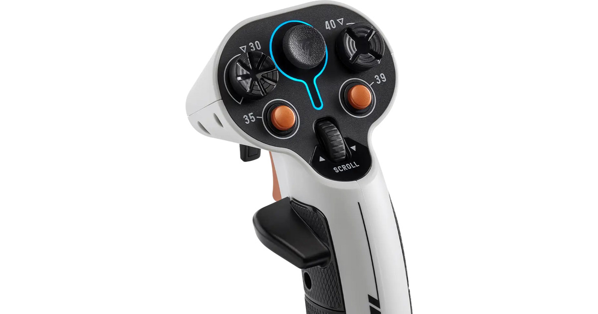 Thrustmaster Sol-R 2 HOSAS Space Sim Duo joystick Zwart/wit