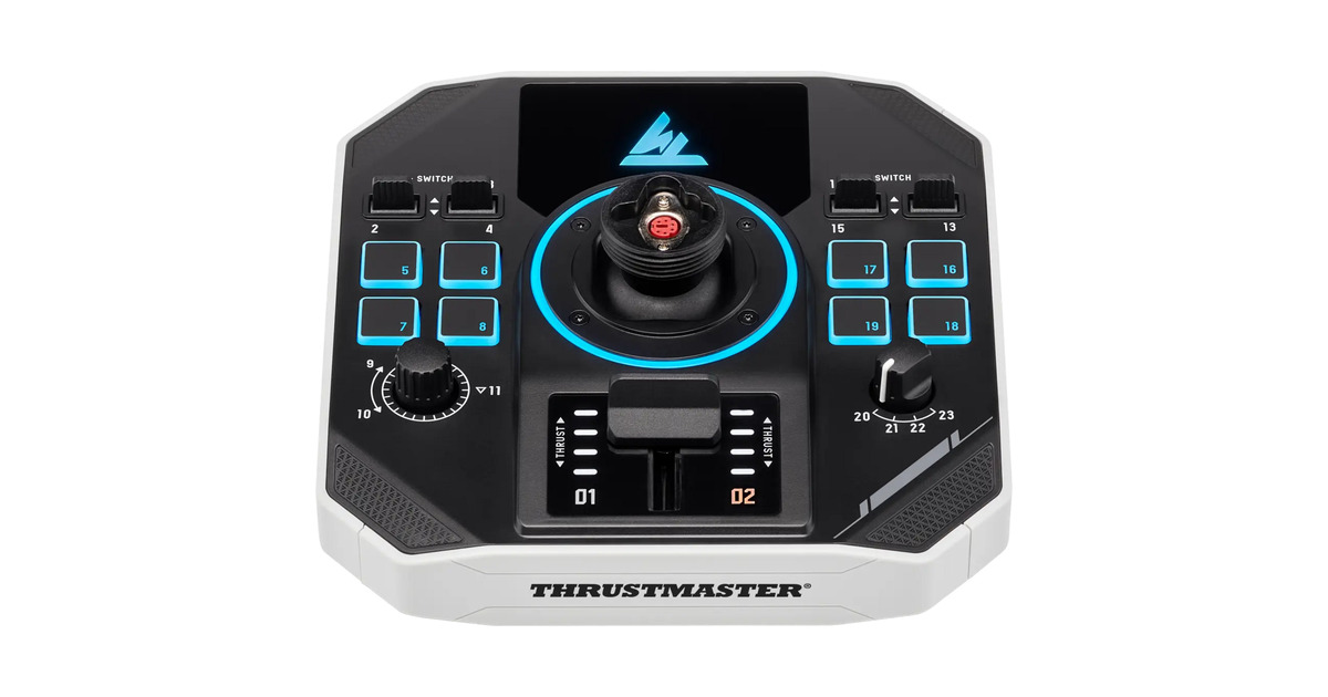 Thrustmaster Sol-R 2 HOSAS Space Sim Duo joystick Zwart/wit