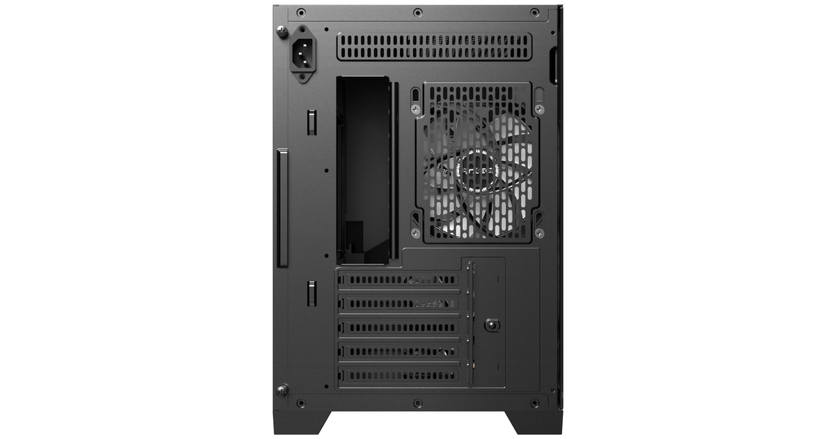Antec FLUX M mini tower behuizing Zwart | 1x USB-A | 1x USB-C ...