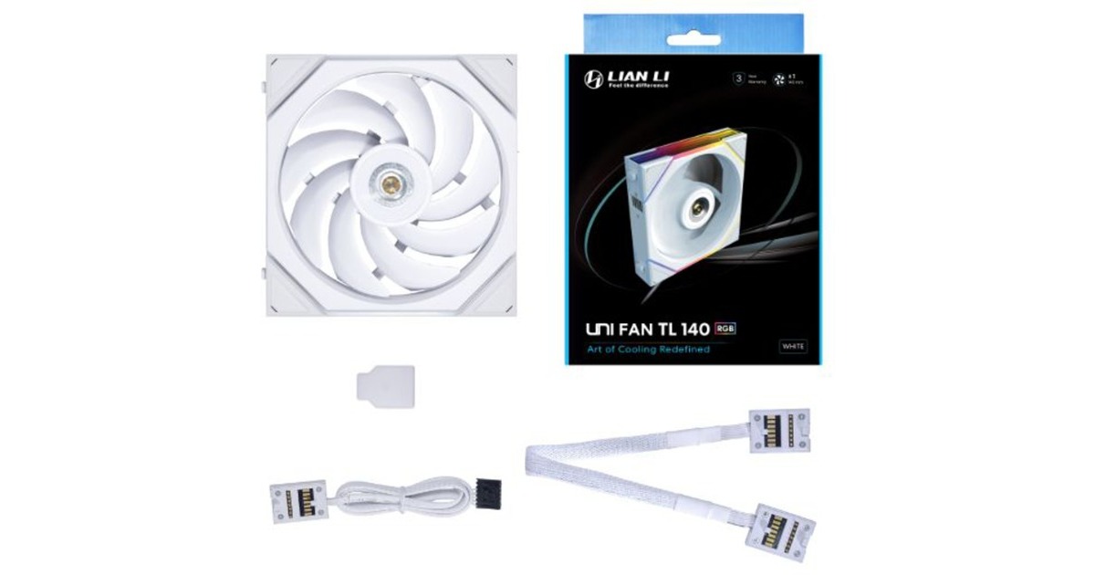 Lian Li UNI FAN TL 140 White Single Pack case fan Wit