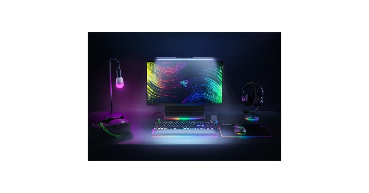 Razer Aether Monitor Light Bar verlichting Zwart