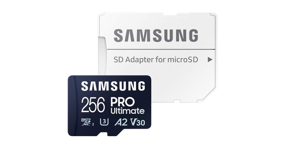 Samsung PRO Ultimate 256 GB microSDXC geheugenkaart Blauw, UHS-I U3 ...