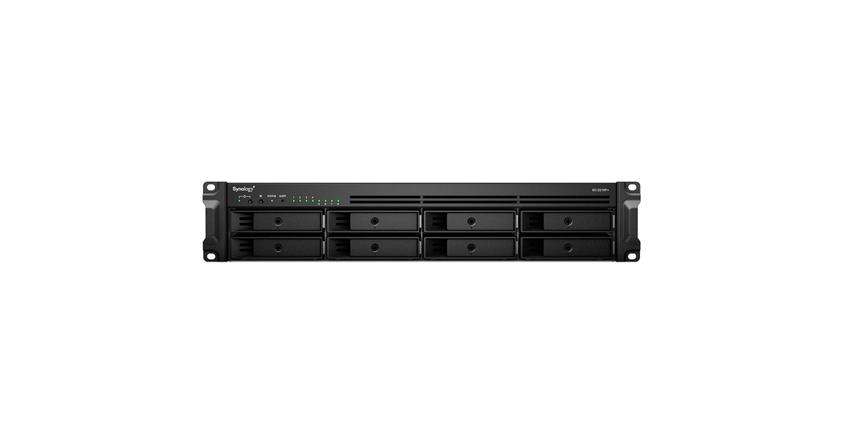 Synology RackStation RS1221RP+ nas Zwart/grijs, 4x LAN, USB 3.0