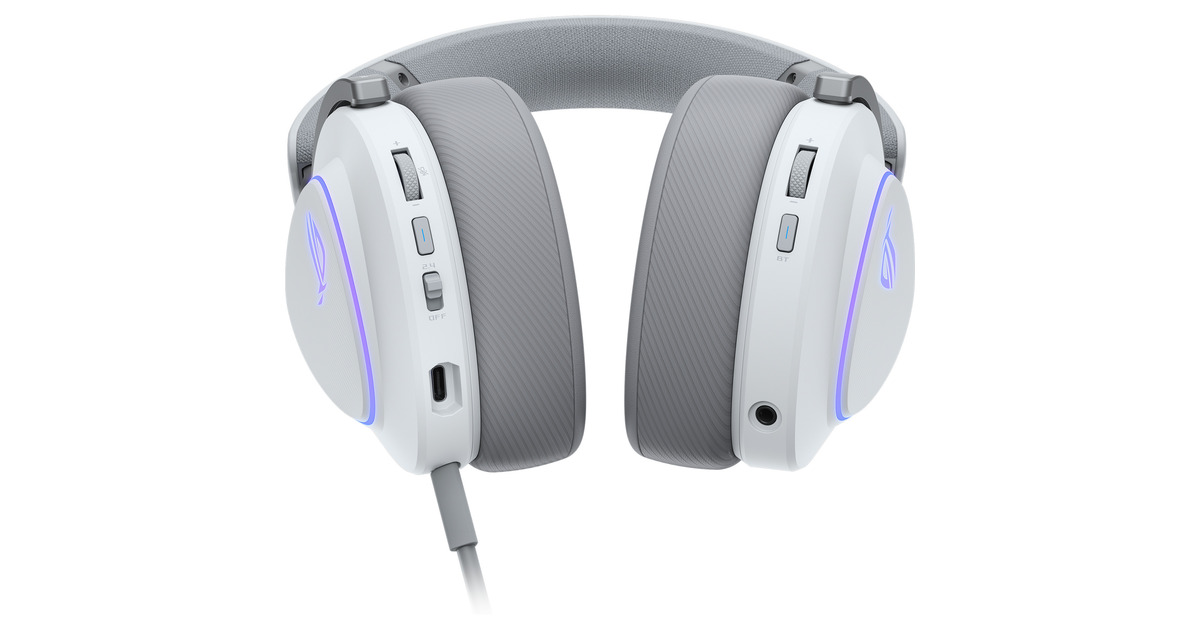 ASUS ROG Delta II Moonlight White Edition over-ear gaming headset Wit ...