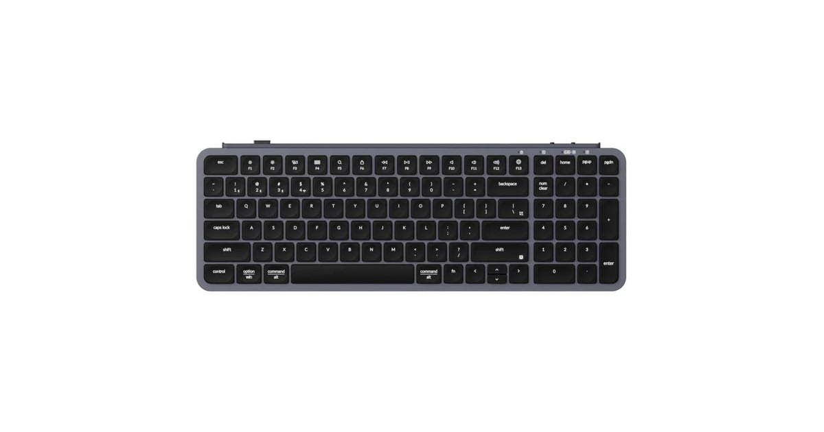 Keychron B2 Pro-K1, toetsenbord Grijs/zwart, US lay-out, Scissor ...