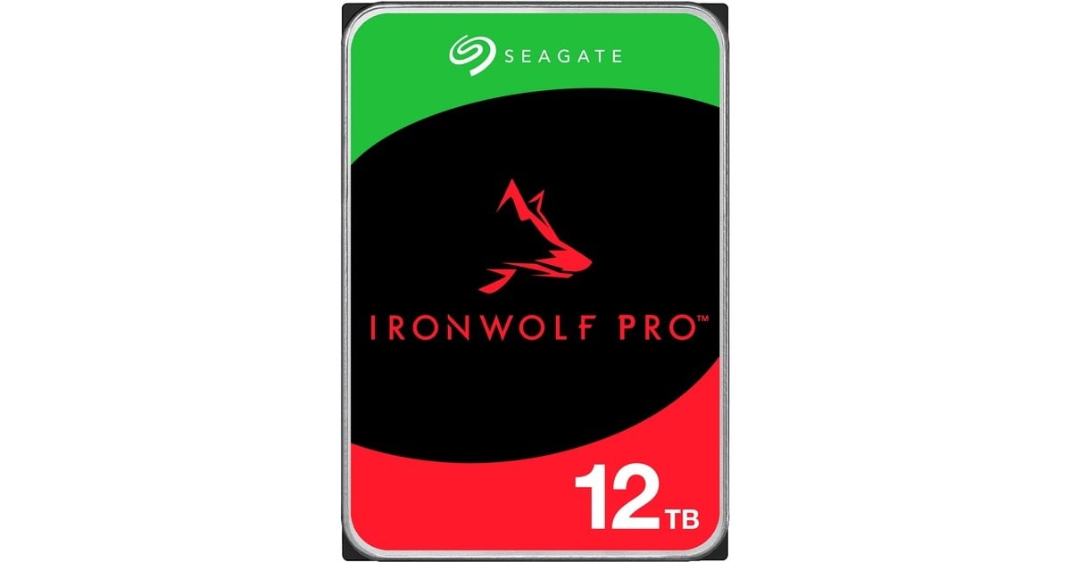 Seagate IronWolf Pro 12 TB harde schijf ST12000NT001, SATA/600, 24/7 Outlet