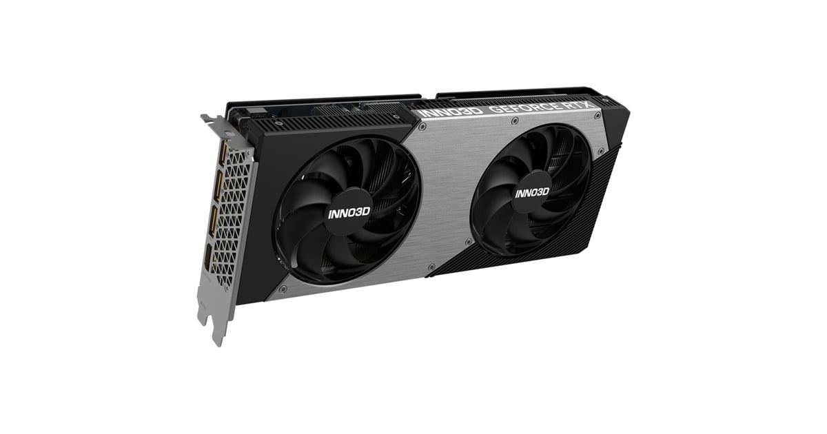 INNO3D GeForce RTX 5060 Ti TWIN X2 16GB grafische kaart 3x DisplayPort, 1x HDMI 2.1, DLSS 4