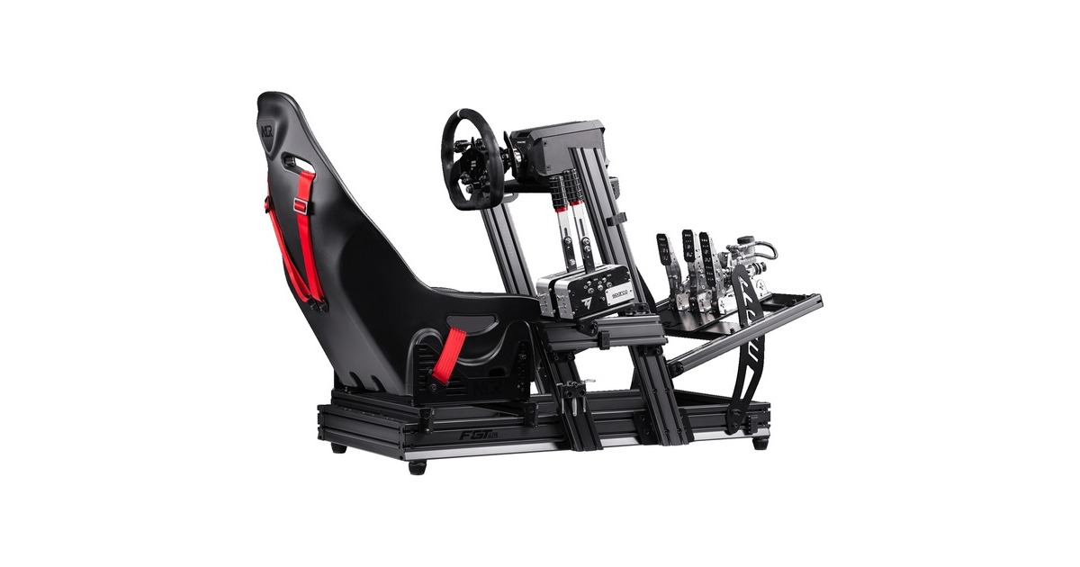 Next Level Racing F-GT Elite - Wheel Plate Edition racing simulator Zwart