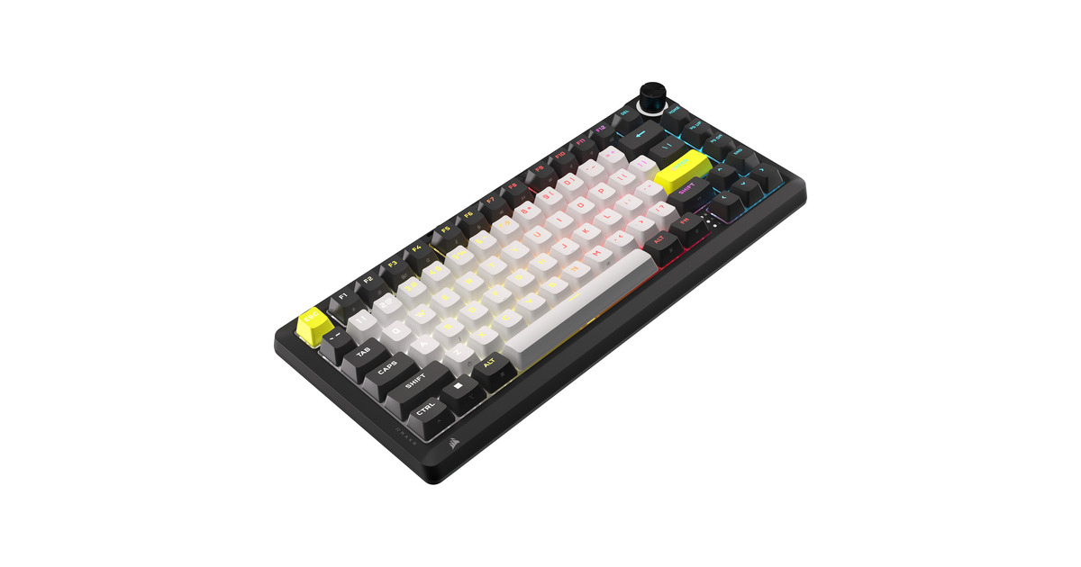 Corsair MAKR PRO 75 Hall Effect DIY-toetsenbord Zwart, US lay-out ...