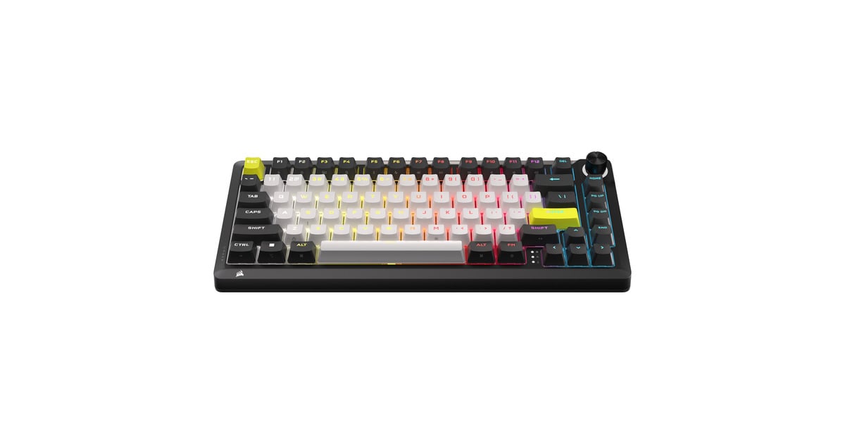 Corsair MAKR PRO 75 Hall Effect DIY-toetsenbord Zwart, US lay-out ...