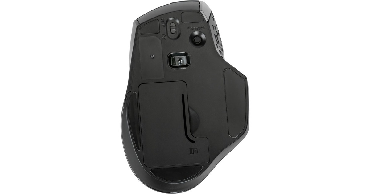 Targus Antimicrobial Ergo Wireless Mouse Zwart, 1600 Dpi
