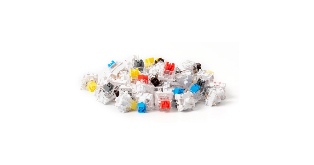 Keychron K Pro Silver Switch-Set keyboard switches Zilver/transparant ...