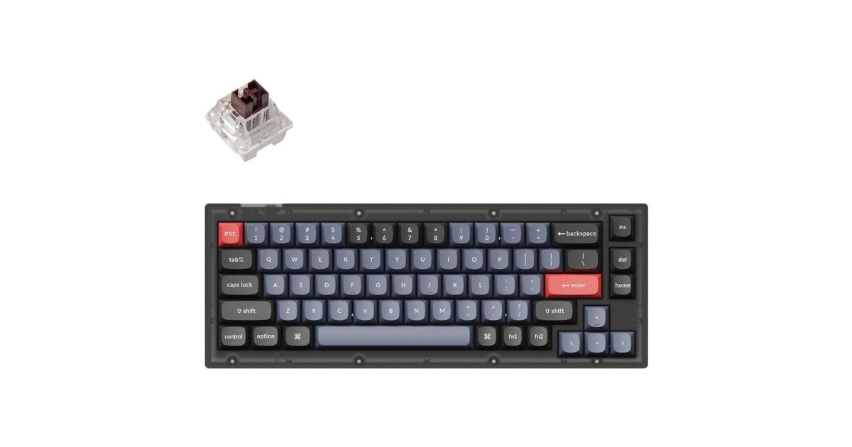 Keychron V2-A3, gaming toetsenbord Zwart, US lay-out, Keychron K Pro ...