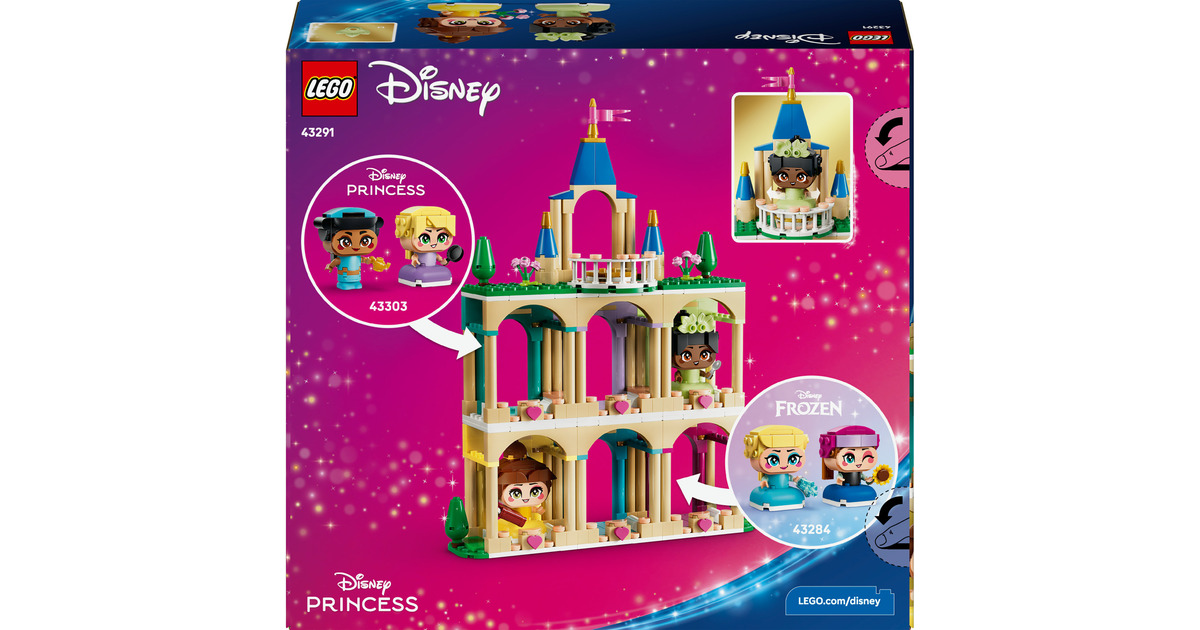 LEGO Disney Princess - Mini Belle en Tiana met kasteel ...