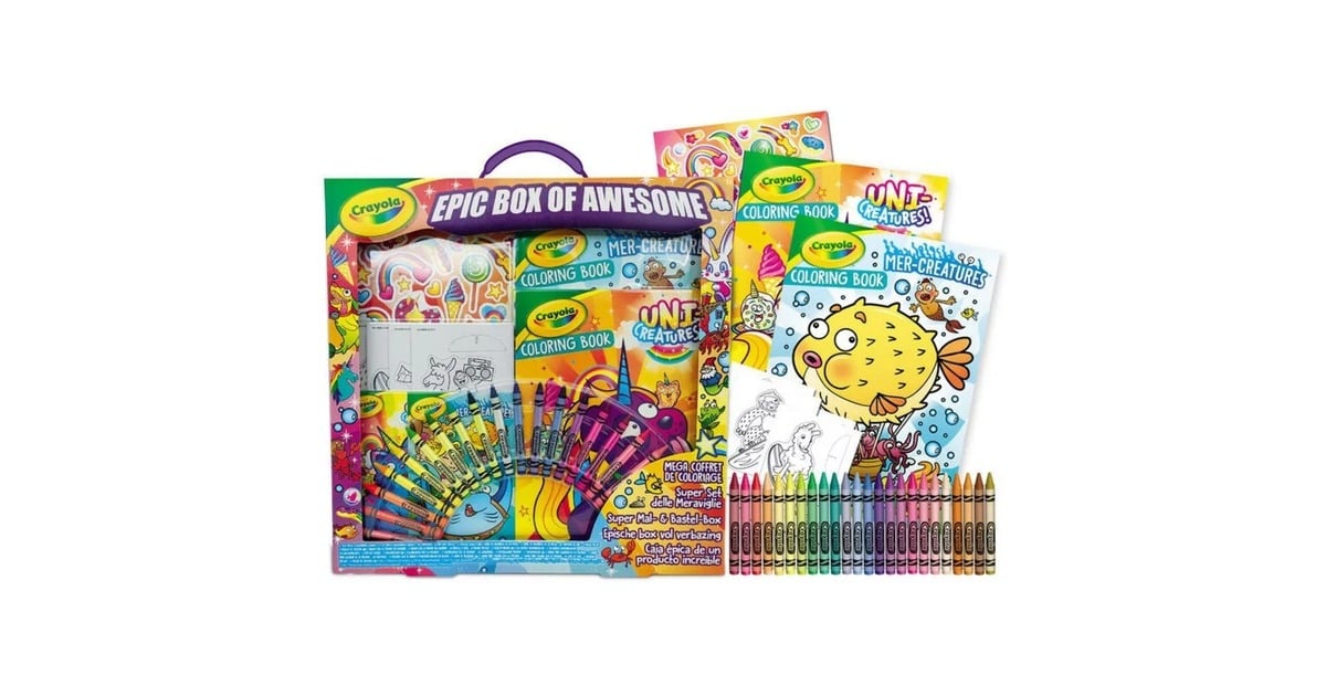 Crayola Epic Box of Awesome Creativity Set tekenen