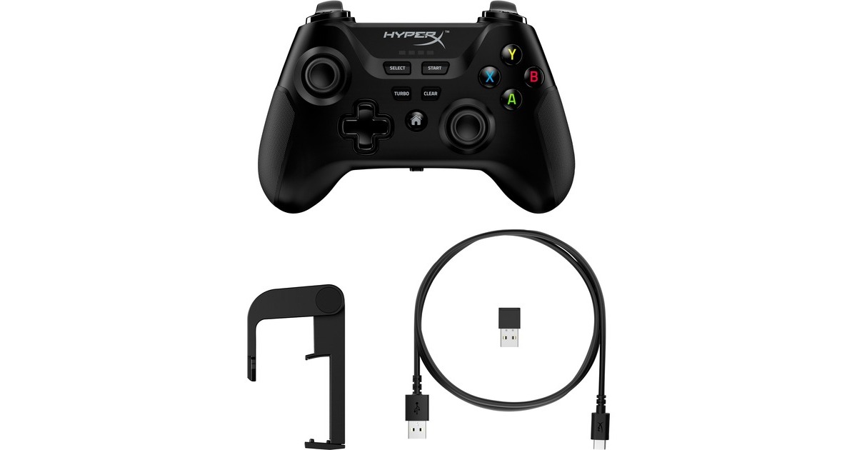 HyperX Clutch gamepad Zwart, 2.4GHz / Bluetooth / USB