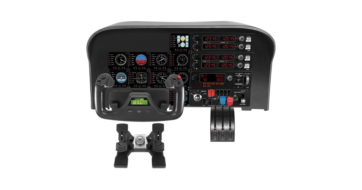 Logitech G Saitek Pro Flight Throttle Quadrant gashendel PC