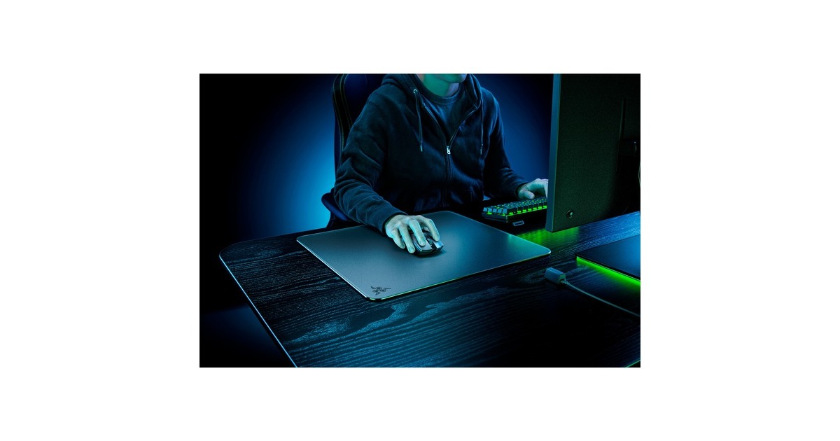 Razer Atlas gaming muismat Zwart