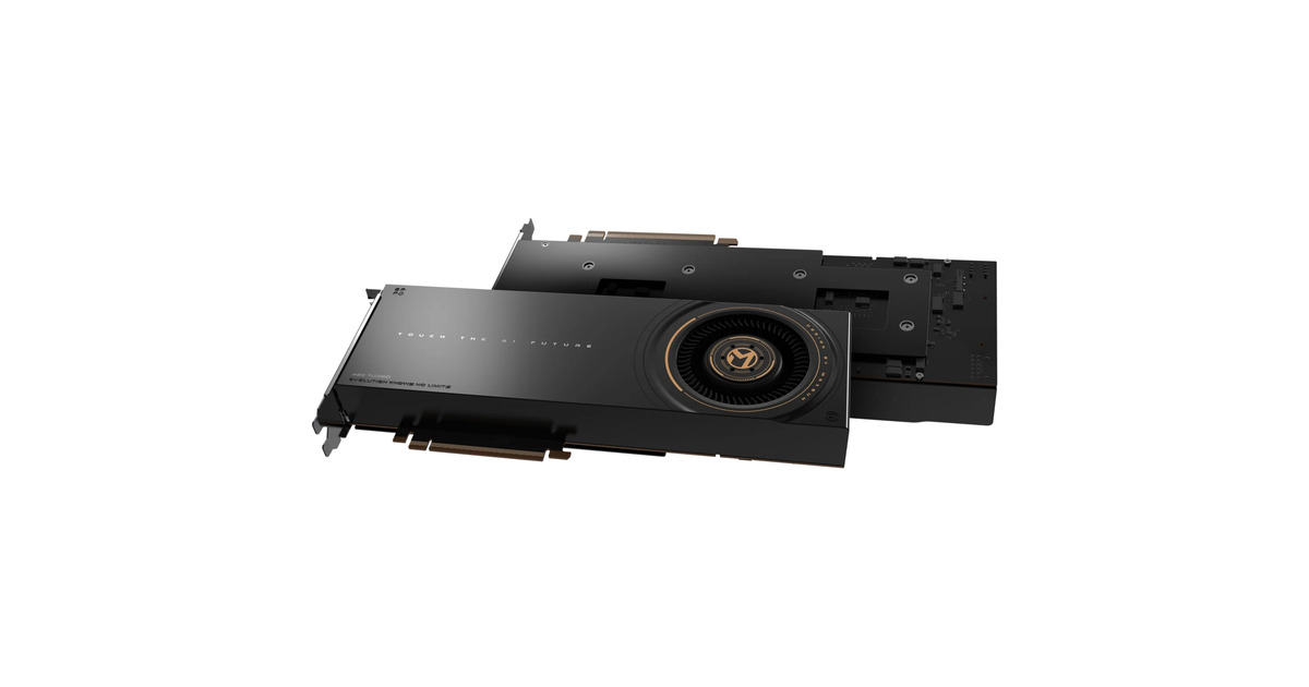 MAXSUN Intel Arc Pro B60 Dual 48G Turbo grafische kaart Zwart, 1x HDMI ...