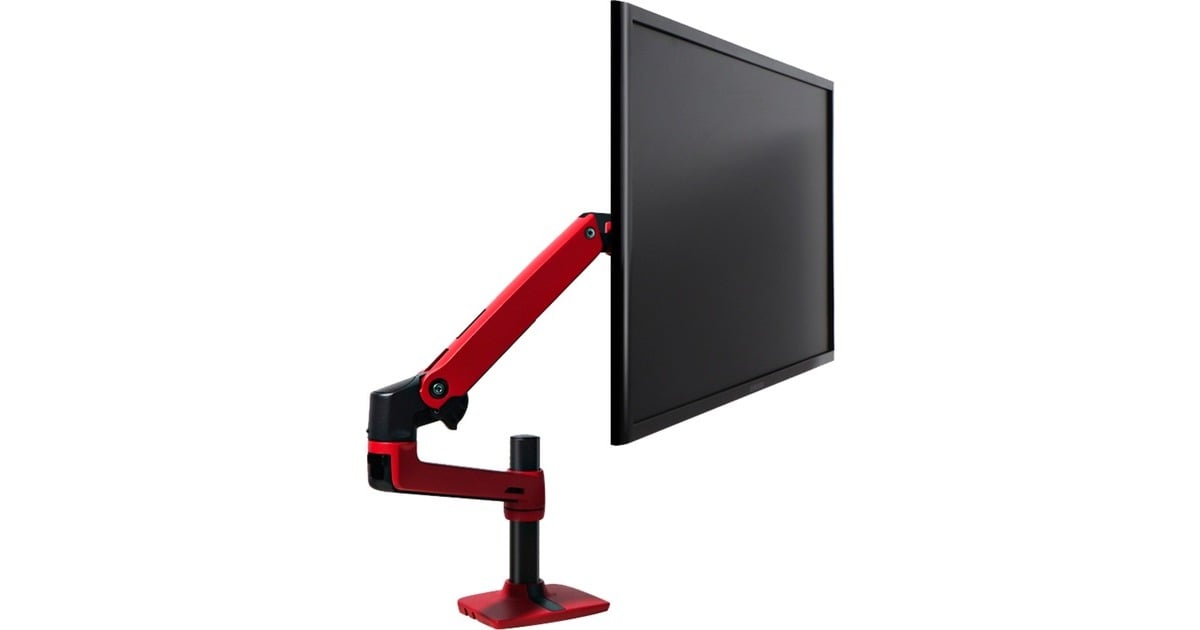 Ergotron LX Desk Monitor Arm monitorarm Rood/zwart