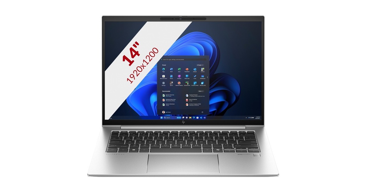 HP EliteBook 840 G11 (9G0H5ET) 14" laptop Zilver | Core Ultra 7 155U ...