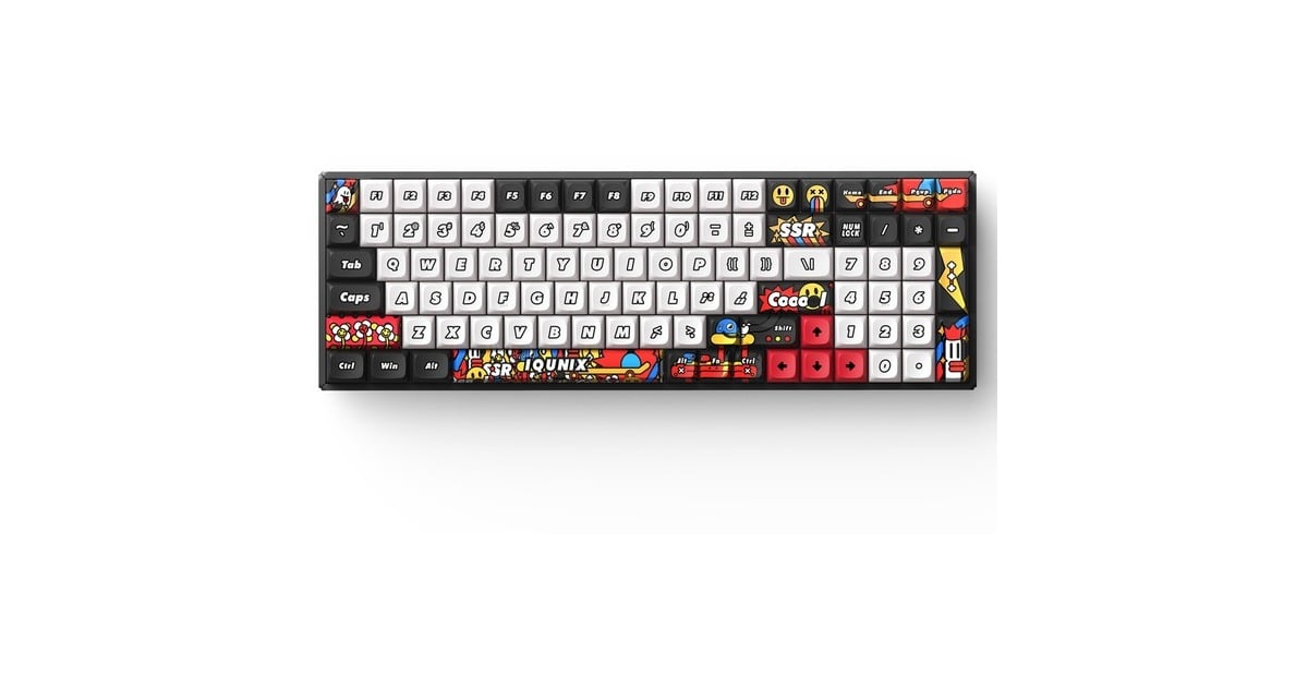 IQUNIX F97 Graffiti Diary Wireless Mechanical Keyboard, gaming ...