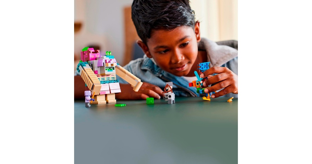 LEGO Minecraft - Duel met de Verslinder Constructiespeelgoed 21257