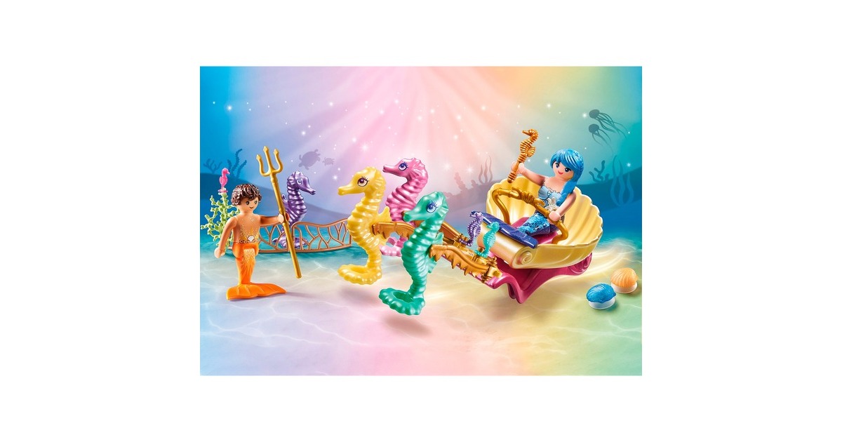 PLAYMOBIL Princess Magic - Zeemeermin zeepaard koets ...