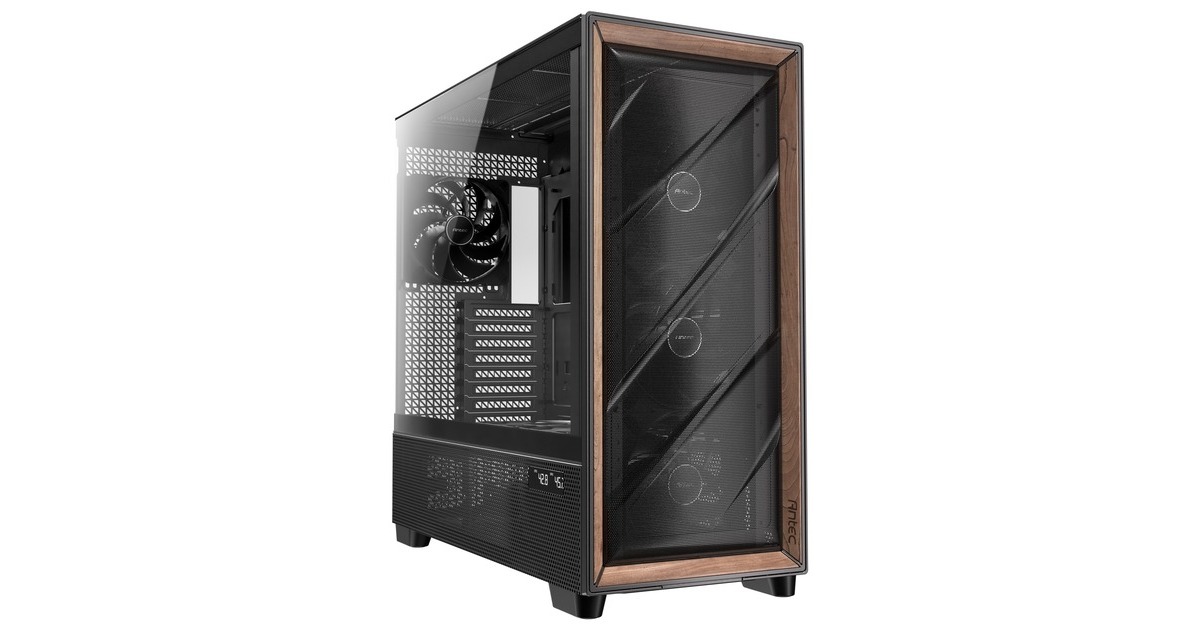 Antec FLUX Pro big tower behuizing Zwart | 2x USB-A | 1x USB-C ...