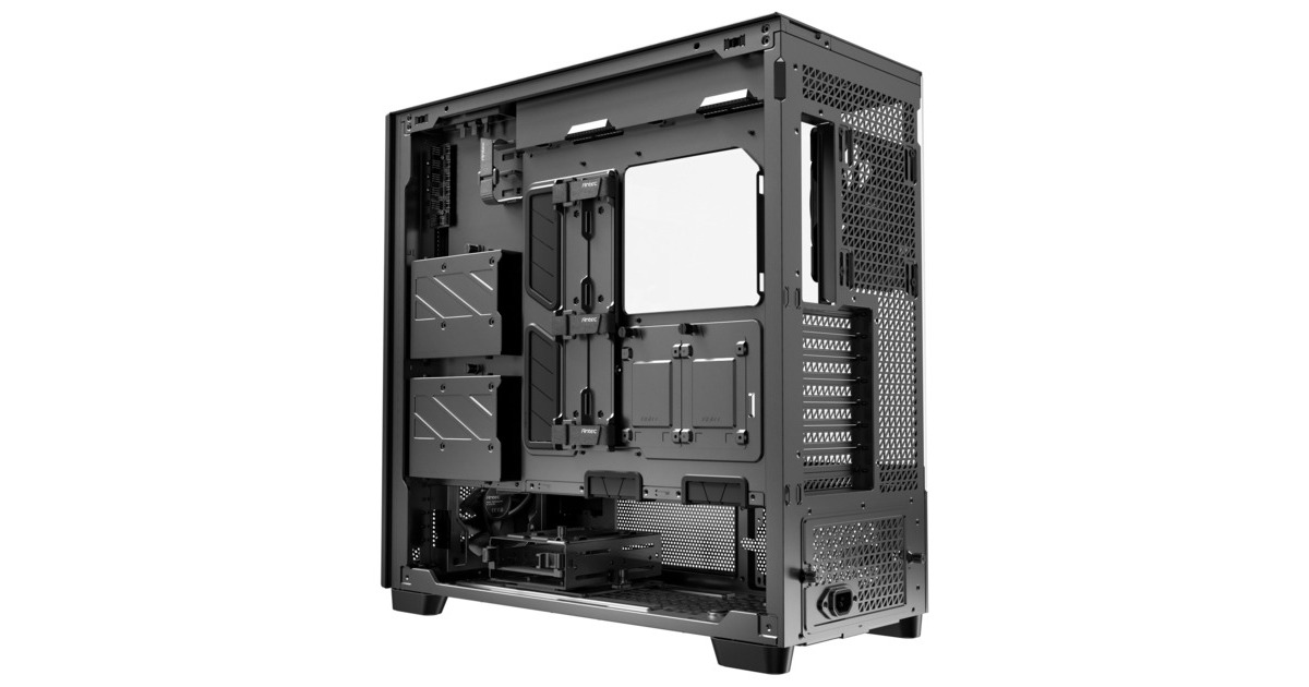 Antec FLUX Pro big tower behuizing Zwart | 2x USB-A | 1x USB-C ...