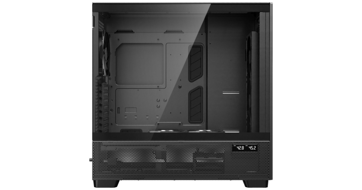 Antec FLUX Pro big tower behuizing Zwart | 2x USB-A | 1x USB-C ...