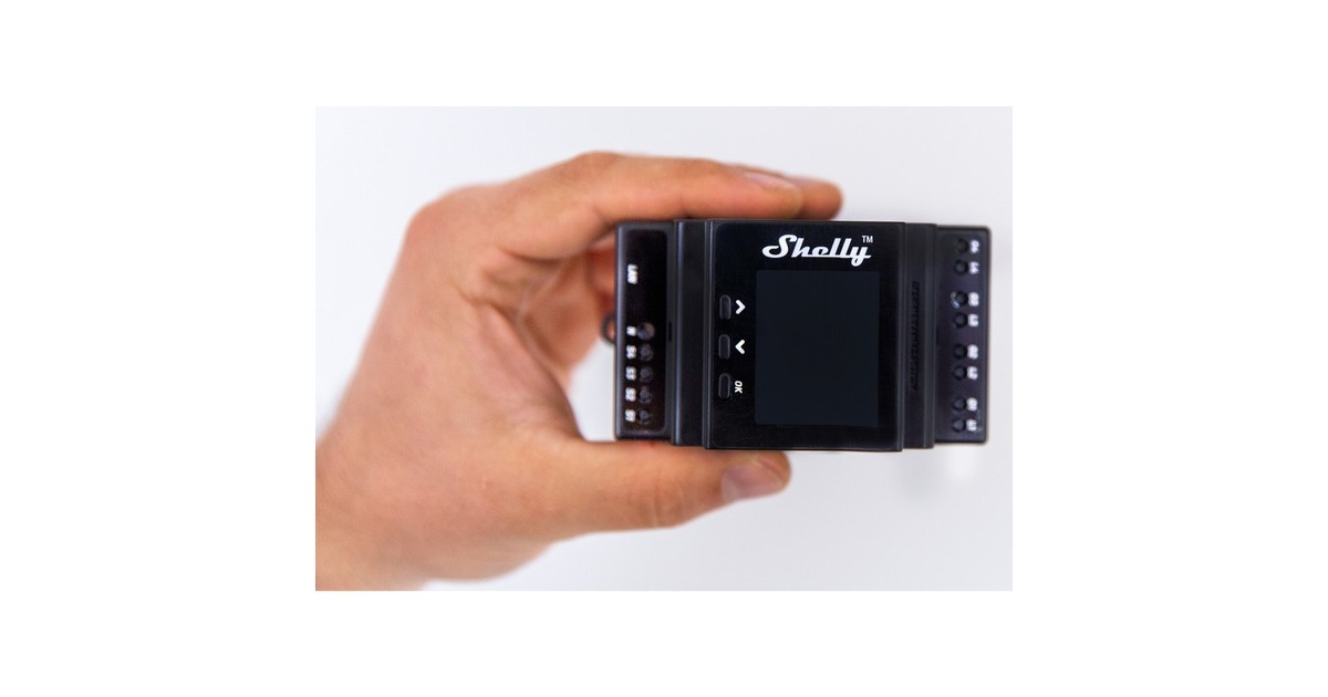Shelly Pro 4PM relais 4-kanaals, Wifi, LAN, Bluetooth