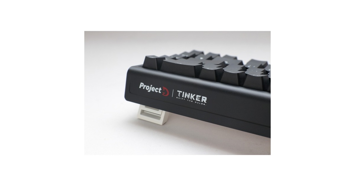 Ducky ProjectD Tinker 65 met QMK/VIA, toetsenbord Zwart/wit, US lay-out ...
