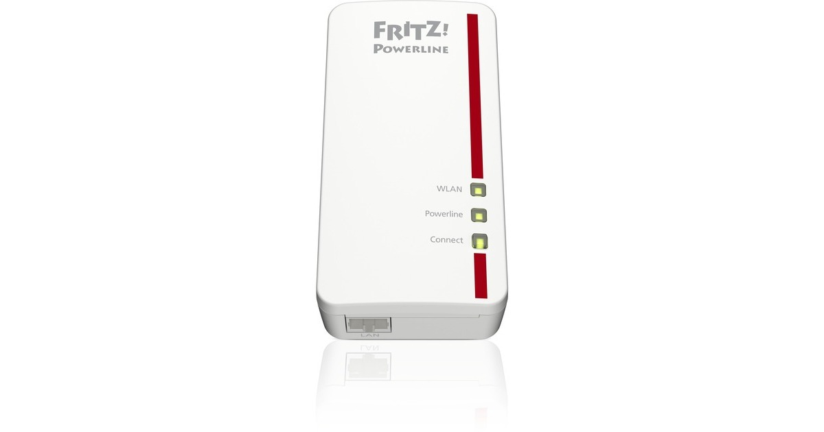 FRITZ! Powerline 1260E WLAN Set International powerline + wlan Wit ...