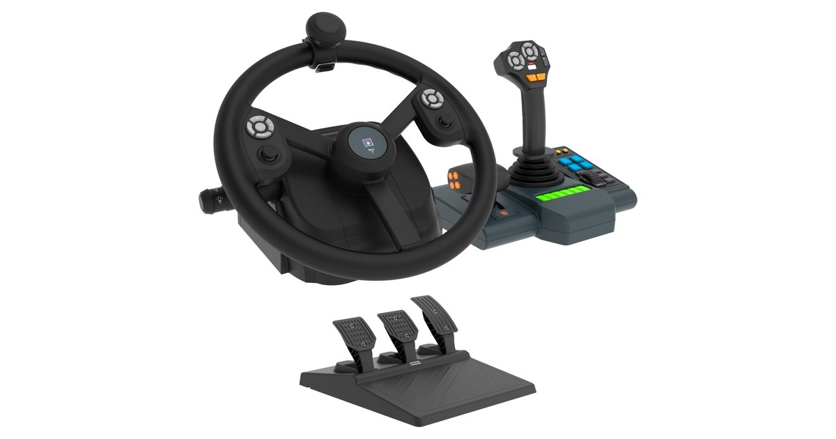 HORI Farming Vehicle Control System simulatorset Zwart