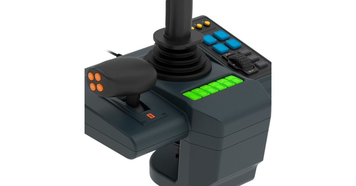 HORI Farming Vehicle Control System simulatorset Zwart