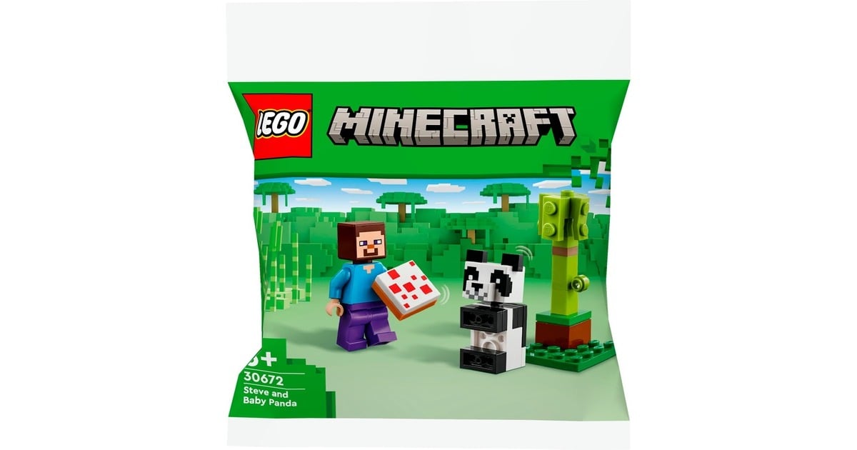 LEGO Minecraft - Steve en babypanda Constructiespeelgoed 30672
