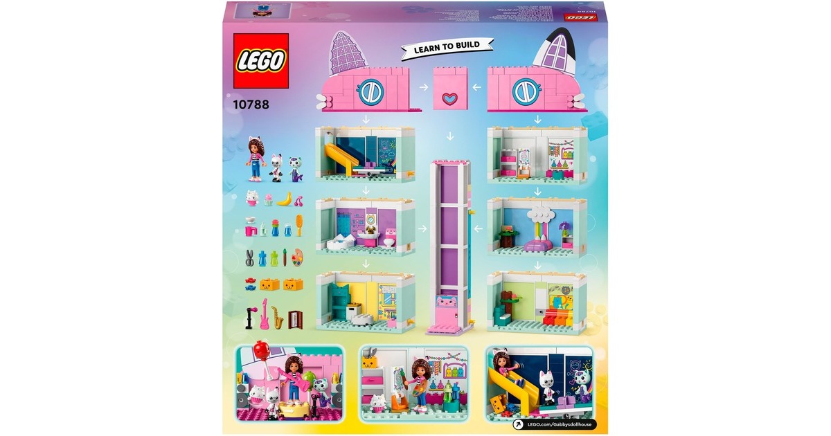 LEGO Gabby's poppenhuis - Gabby's poppenhuis Constructiespeelgoed 10788