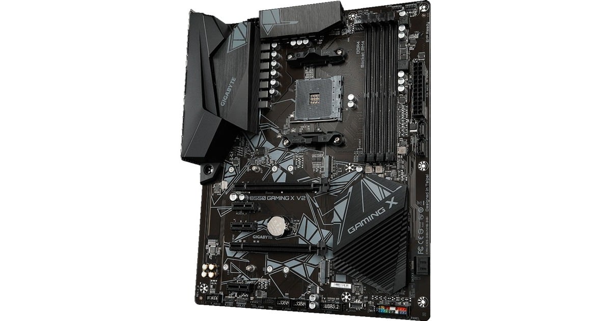 GIGABYTE B550 GAMING X V2 socket AM4 moederbord Zwart, RAID, Gb-LAN ...
