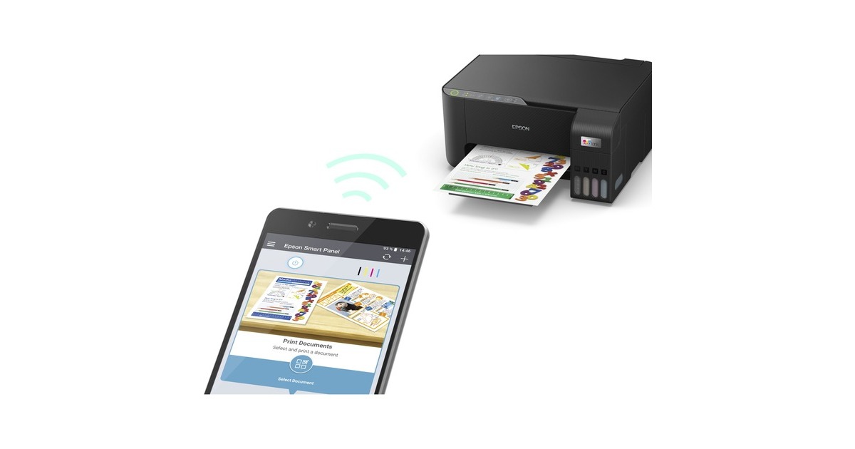 Epson EcoTank ET-2860 A4 multifunctionele Wi-Fi-printer met inkttank ...