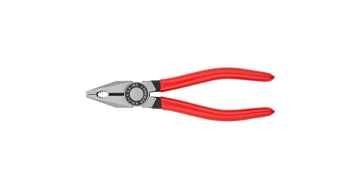 Knipex Kombitang 03 01 180 combinatietang Rood