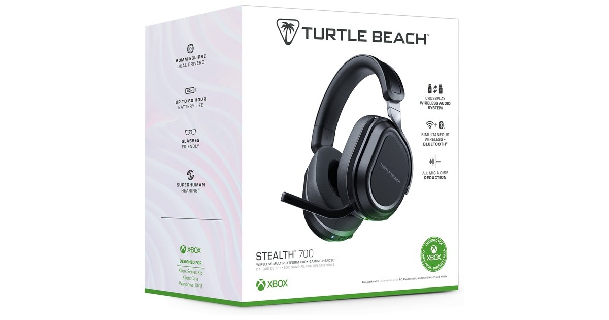 Turtle Beach Stealth 700X Gen 3 draadloze gamingheadset over-ear Zwart ...
