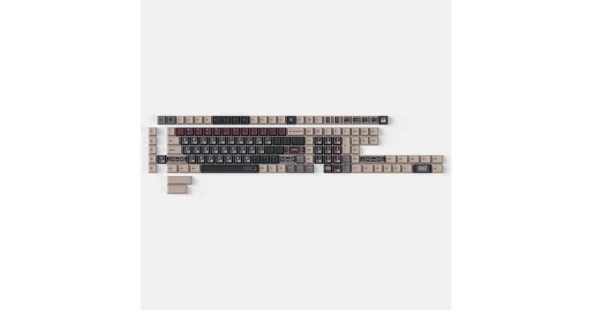Keychron Vintage Stamp - Cherry Profile Dye-Sub PBT Full Keycap Set ...