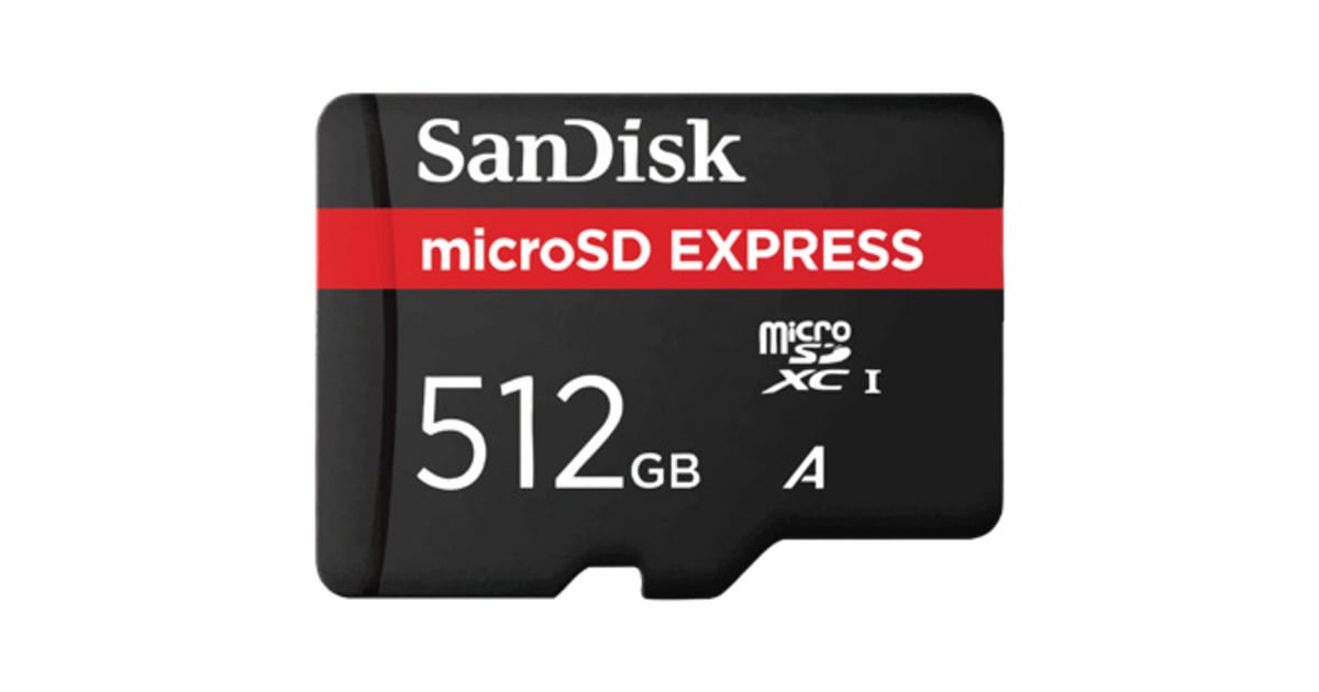 SanDisk microSD Express 512 GB geheugenkaart Zwart, Class 3 (U3)