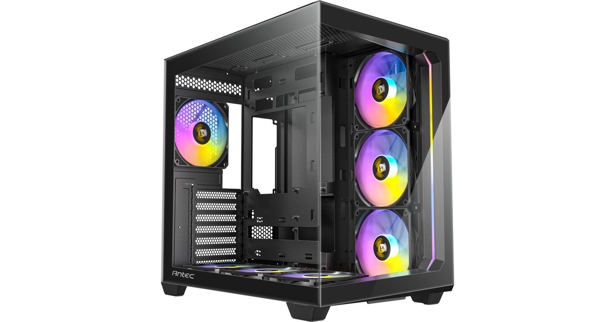 Antec C5 ARGB midi tower behuizing Zwart | 2x USB-A | 1x USB-C ...
