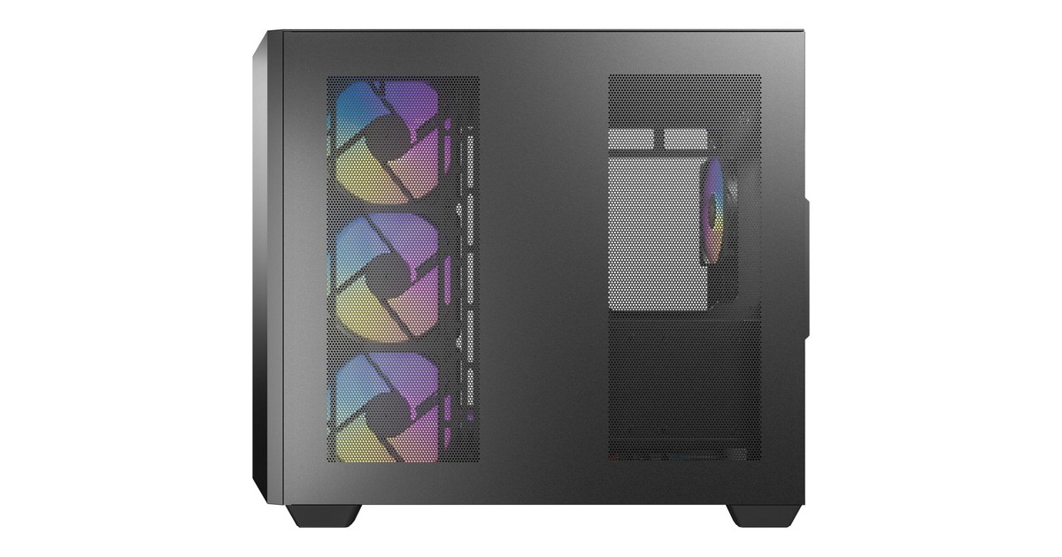 Antec C5 ARGB midi tower behuizing Zwart | 2x USB-A | 1x USB-C ...