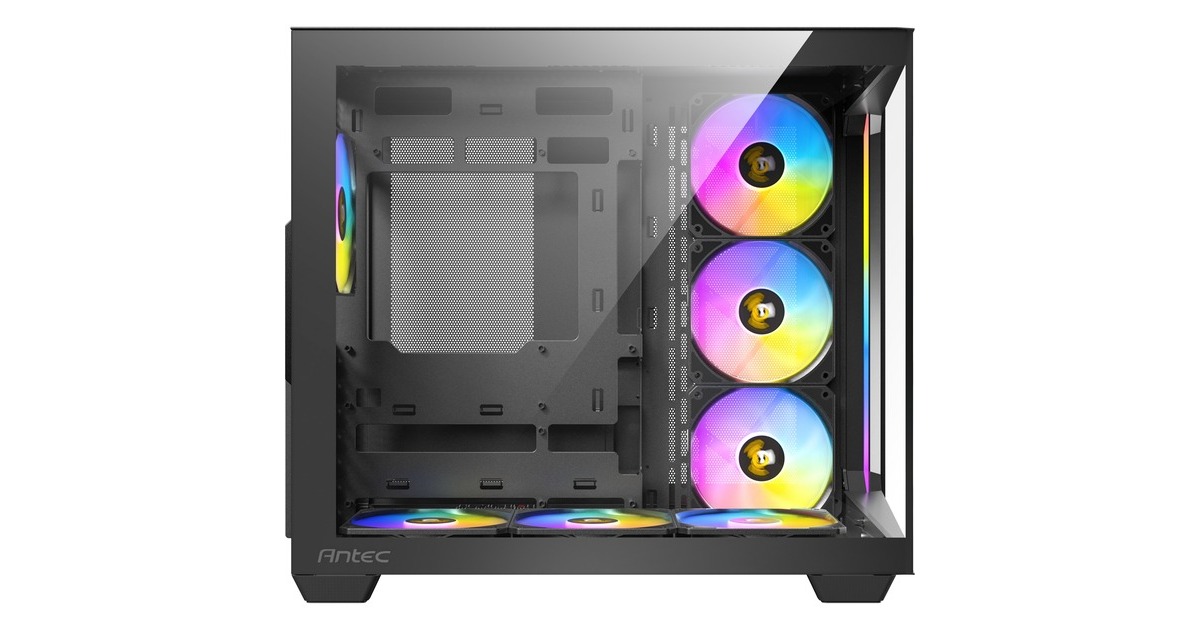 Antec C5 ARGB midi tower behuizing Zwart | 2x USB-A | 1x USB-C ...