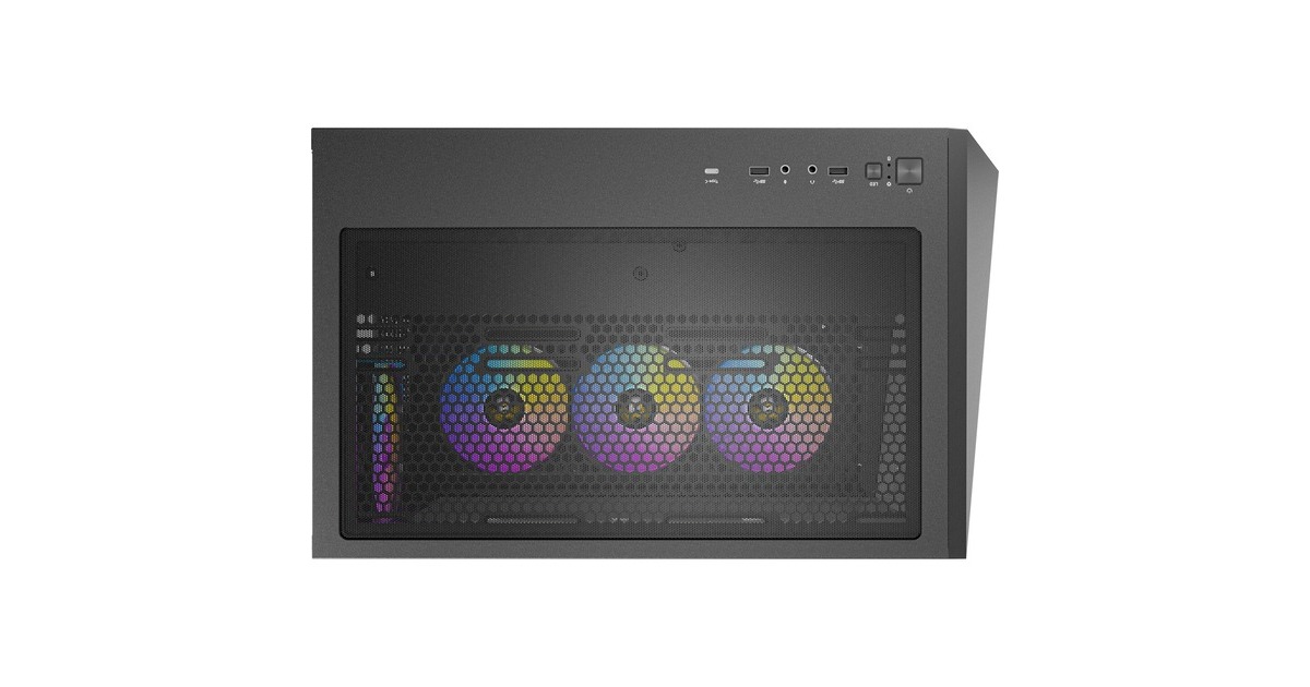 Antec C5 ARGB midi tower behuizing Zwart | 2x USB-A | 1x USB-C ...