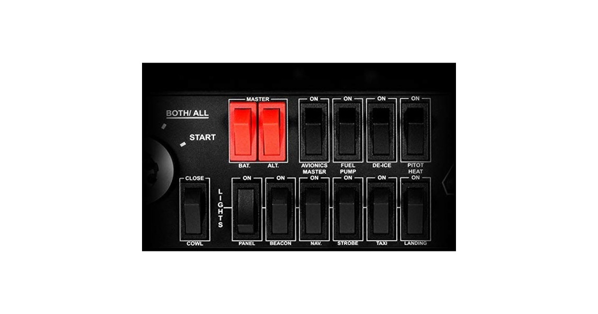 Logitech G Saitek Pro Flight Switch Panel instrumentenpaneel Zwart, PC